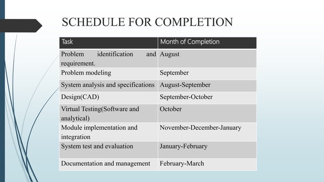 Final Year Mechanical Project | PPTX