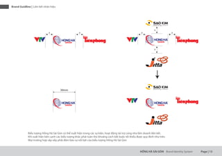 [Sao kimbranding] hồ sơ quản trị thương hiệu do Sao Kim thực hiện cho thương hiệu Hồng Hà Sài ...