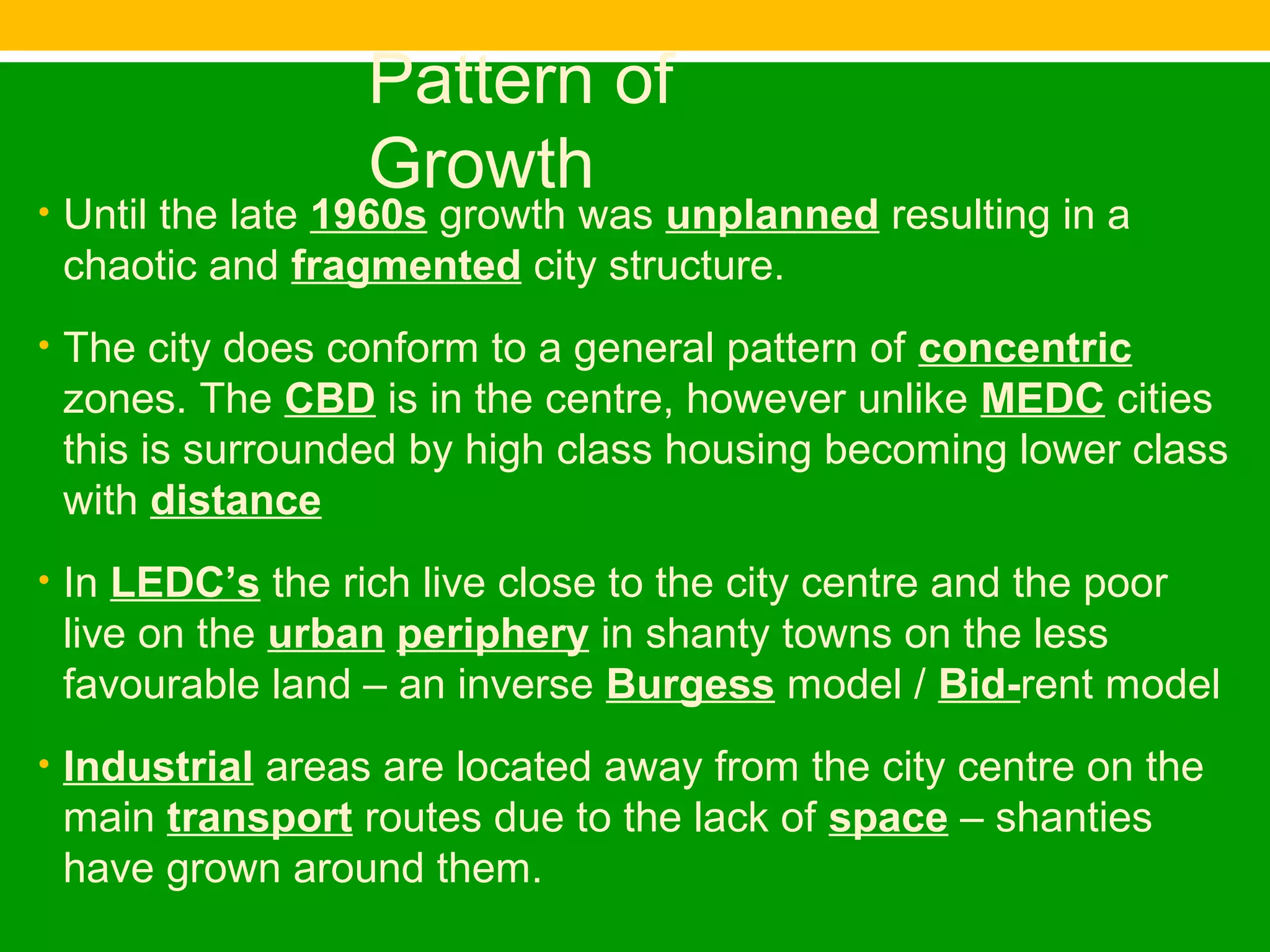 GEOGRAPHY CAMBRIDGE IGCSE: SETTLEMENTS CASE STUDY LEDC SAO PAULO | PPT