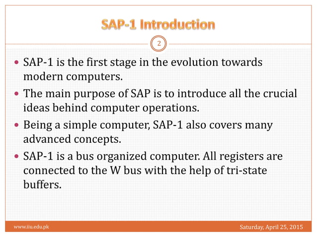 Sap 1 | PPTX | Operating Systems | Computer Software and Applications