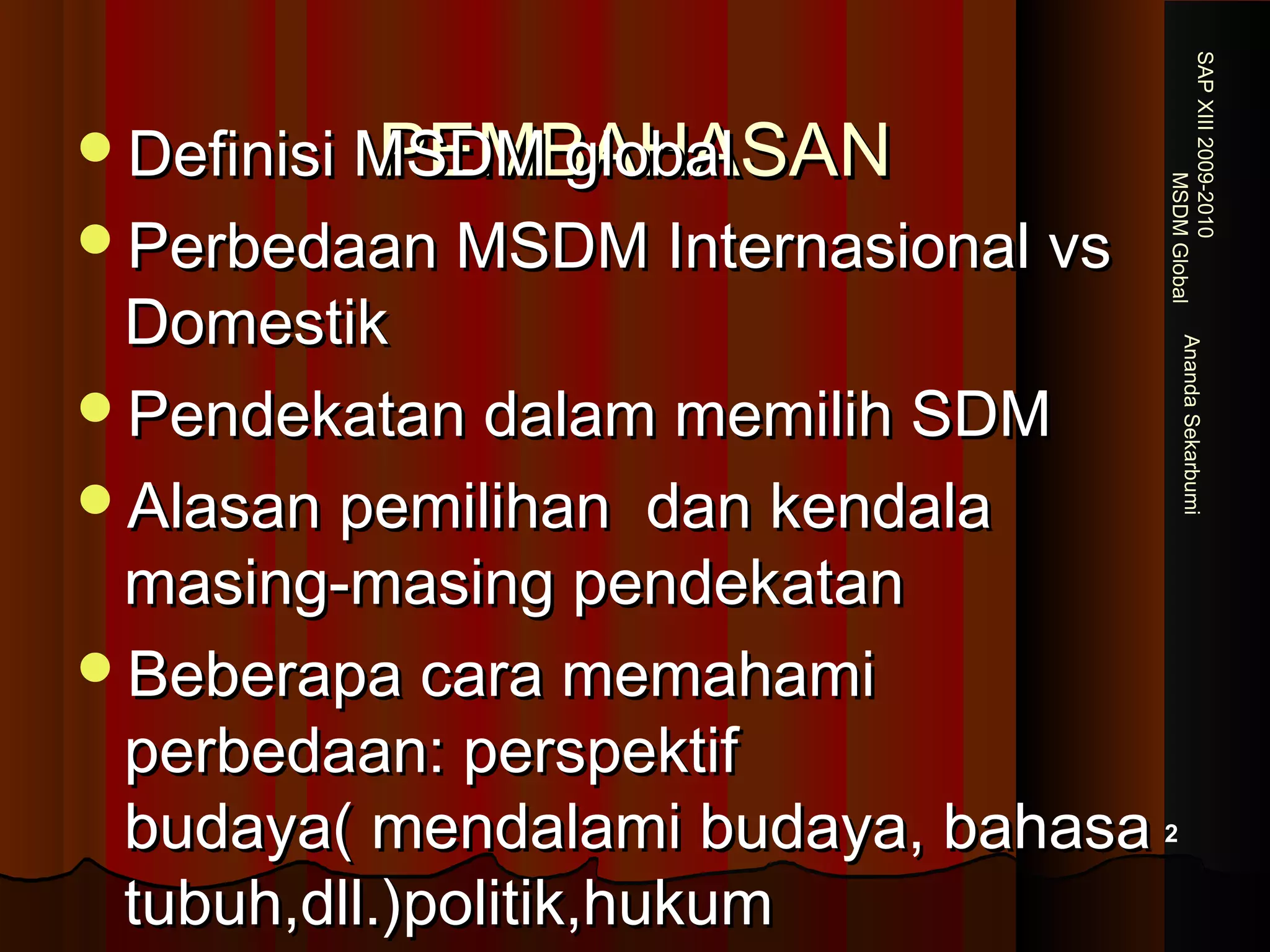 Sap 13-msdm-09-10 | PPT