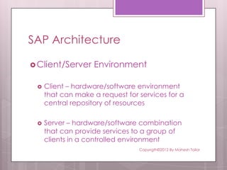 SAP-System Application & Products | PPT