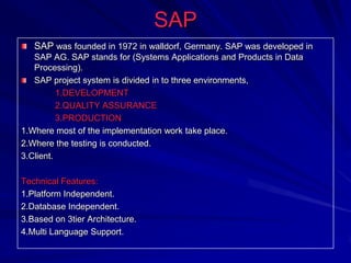 SAP | PPT