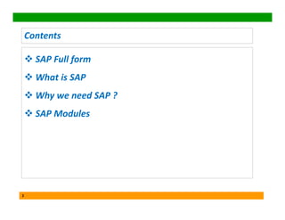 Sap | PDF