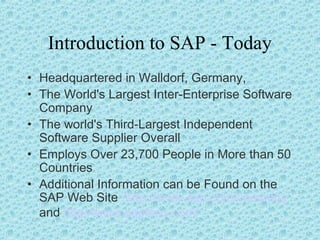 SAP | PPT
