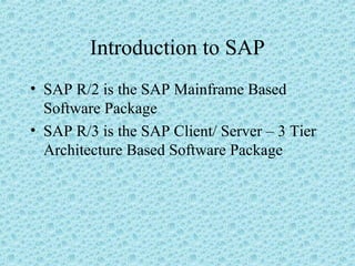 SAP | PPT