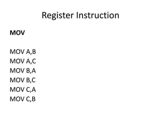 Sap 2 OF MICROPROCESSOR | PPTX