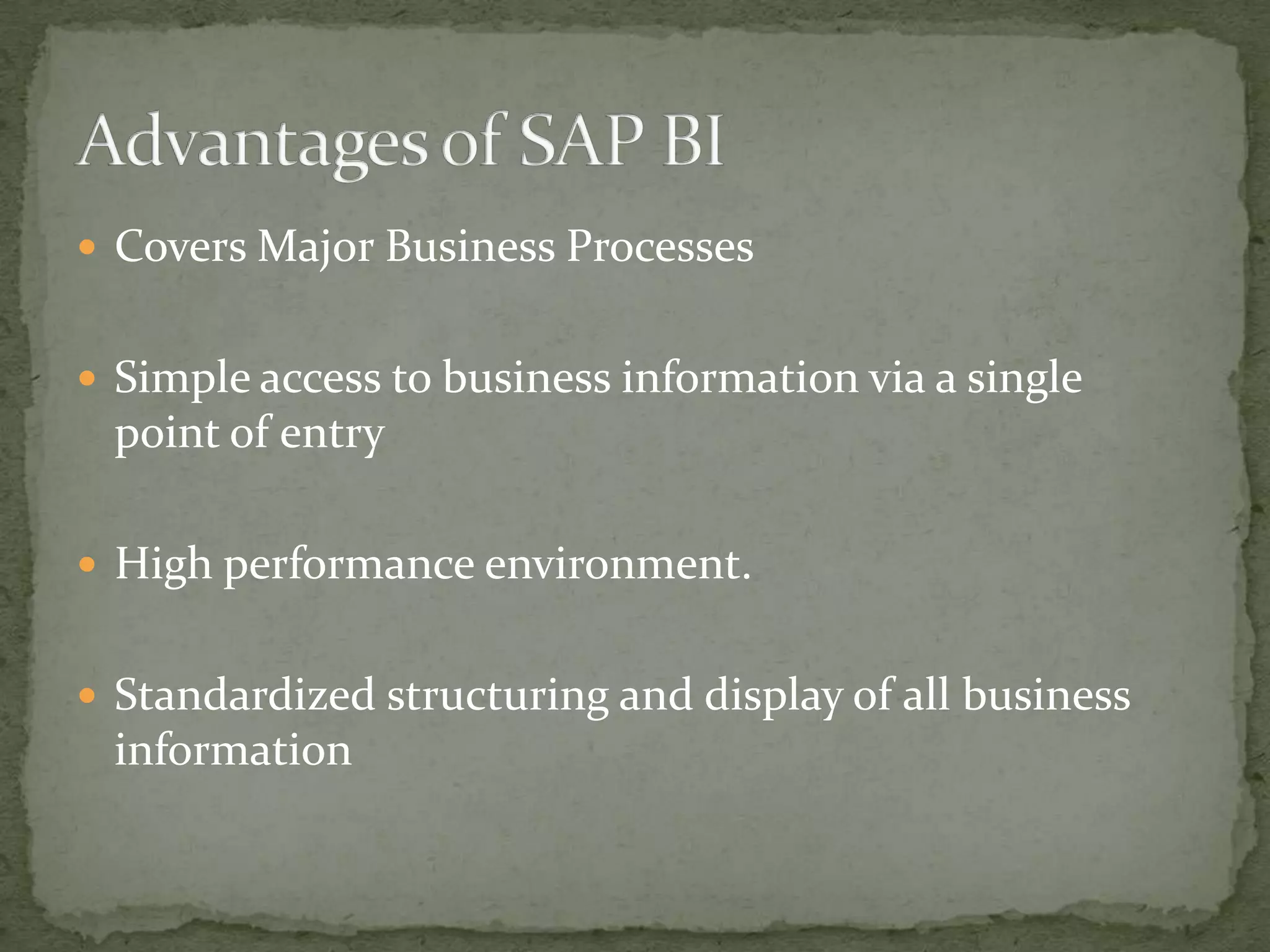 Sap Bw Introduction Pptx Databases Computer Software And Applications