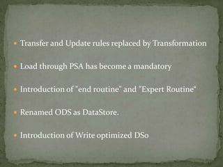 SAP BW Introduction. | PPTX