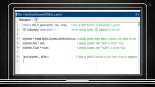 SAP (SPEECH AND AUDIO PROCESSING) | PPT