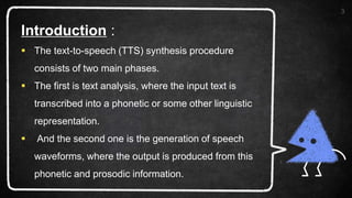SAP (SPEECH AND AUDIO PROCESSING) | PPTX