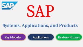 SAP - Know everything about SAP software ERP .pptx