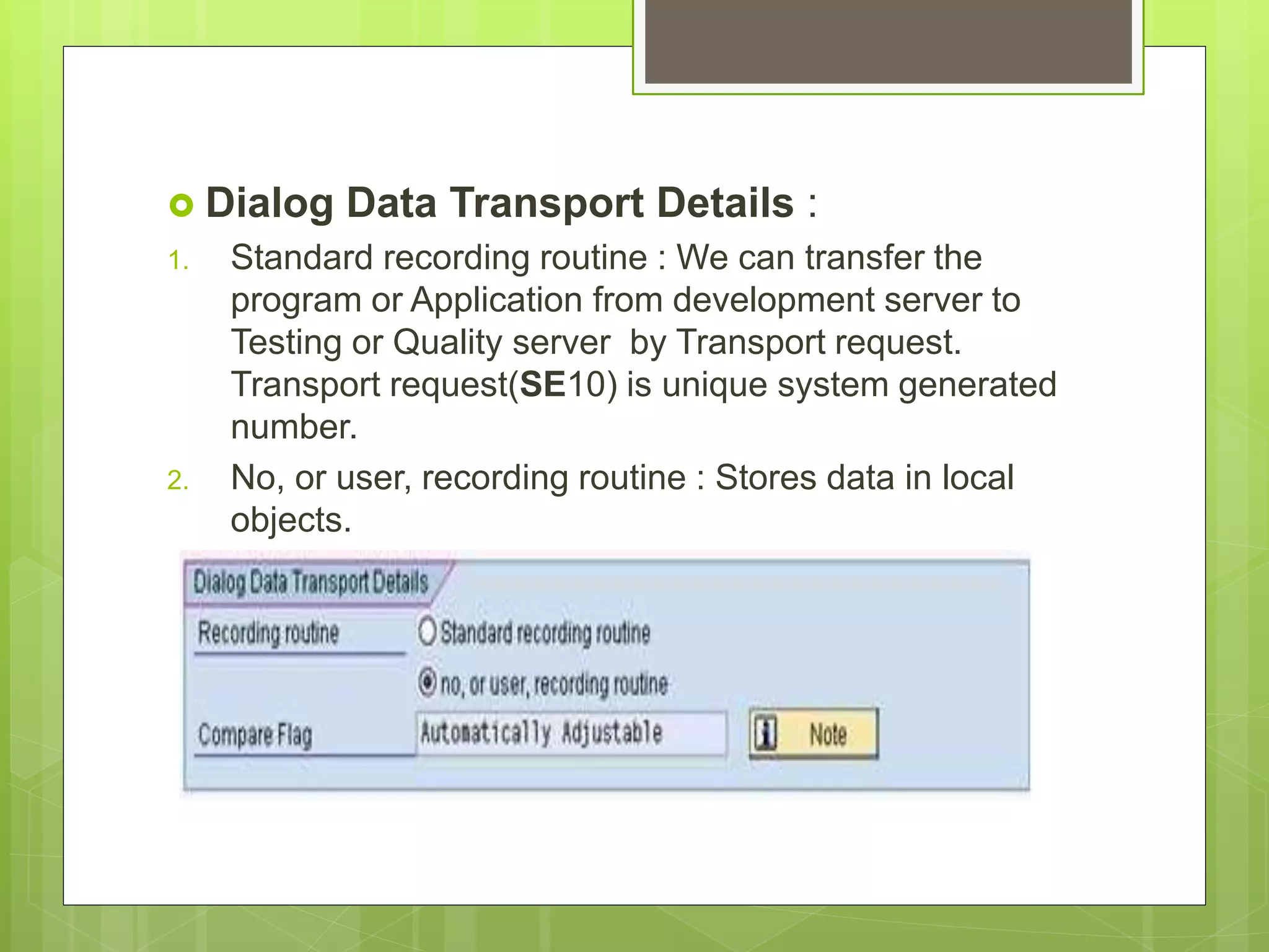 Sap Abap Pptx Databases Computer Software And Applications 8348