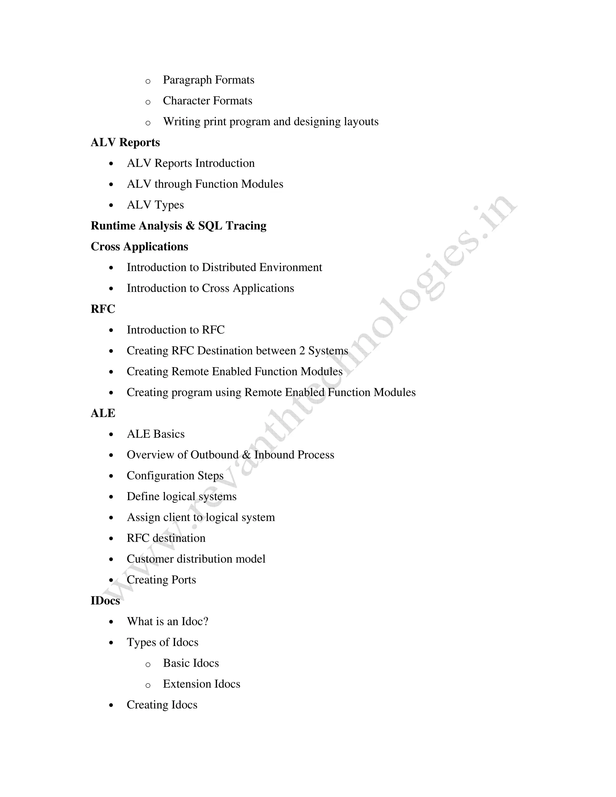SAP ABAP Online Training | PDF | Databases | Computer Software and Applications