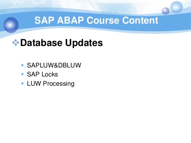 Sap abap-course-content-by-pennonsoft