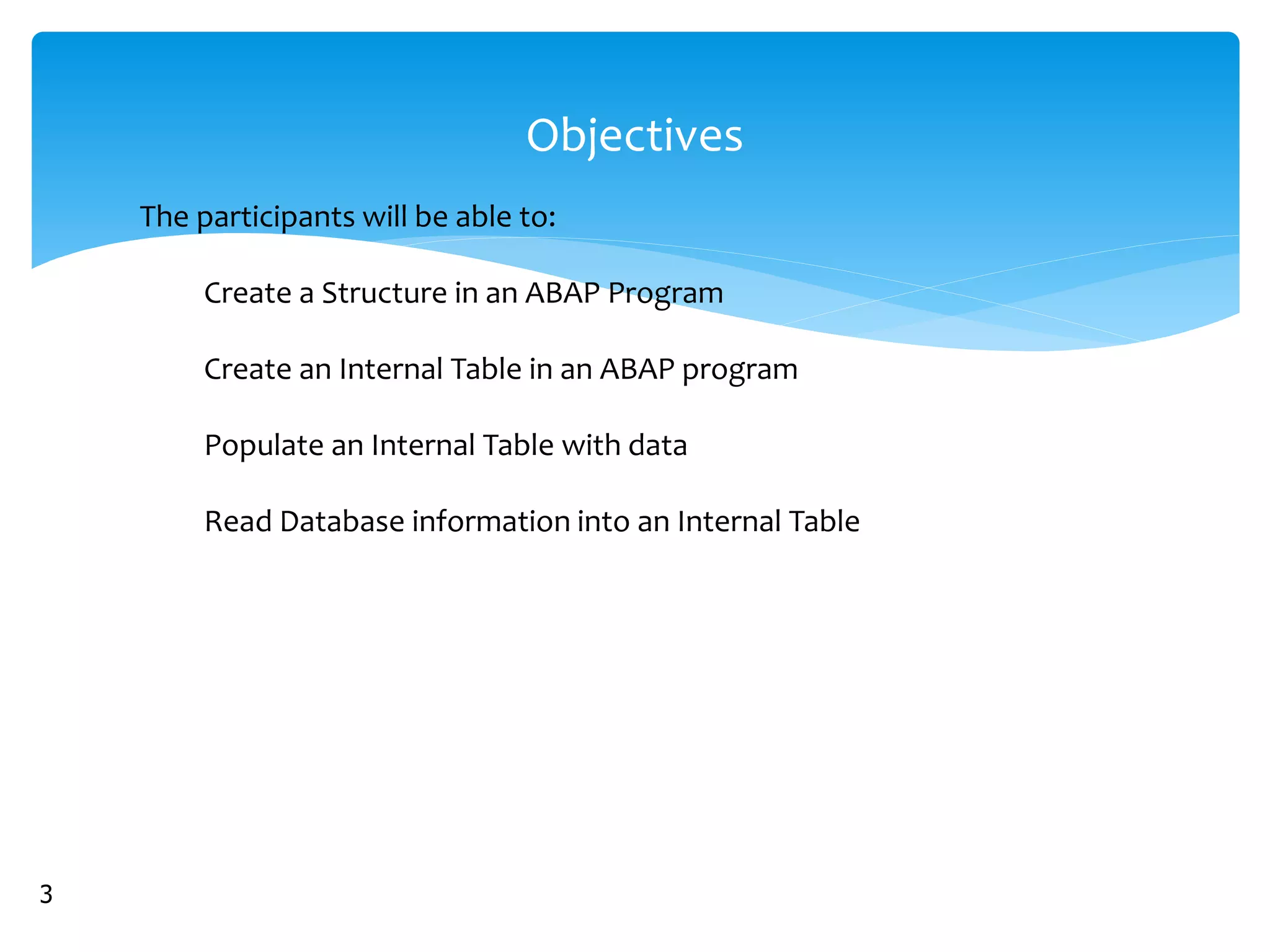 Sap abap-data structures and internal tables | PPTX