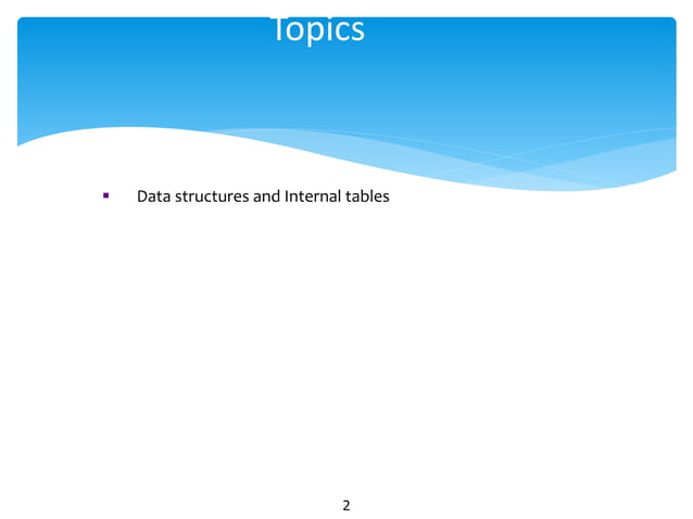 Sap Abap Data Structures And Internal Tables Pptx Databases Computer Software And Applications
