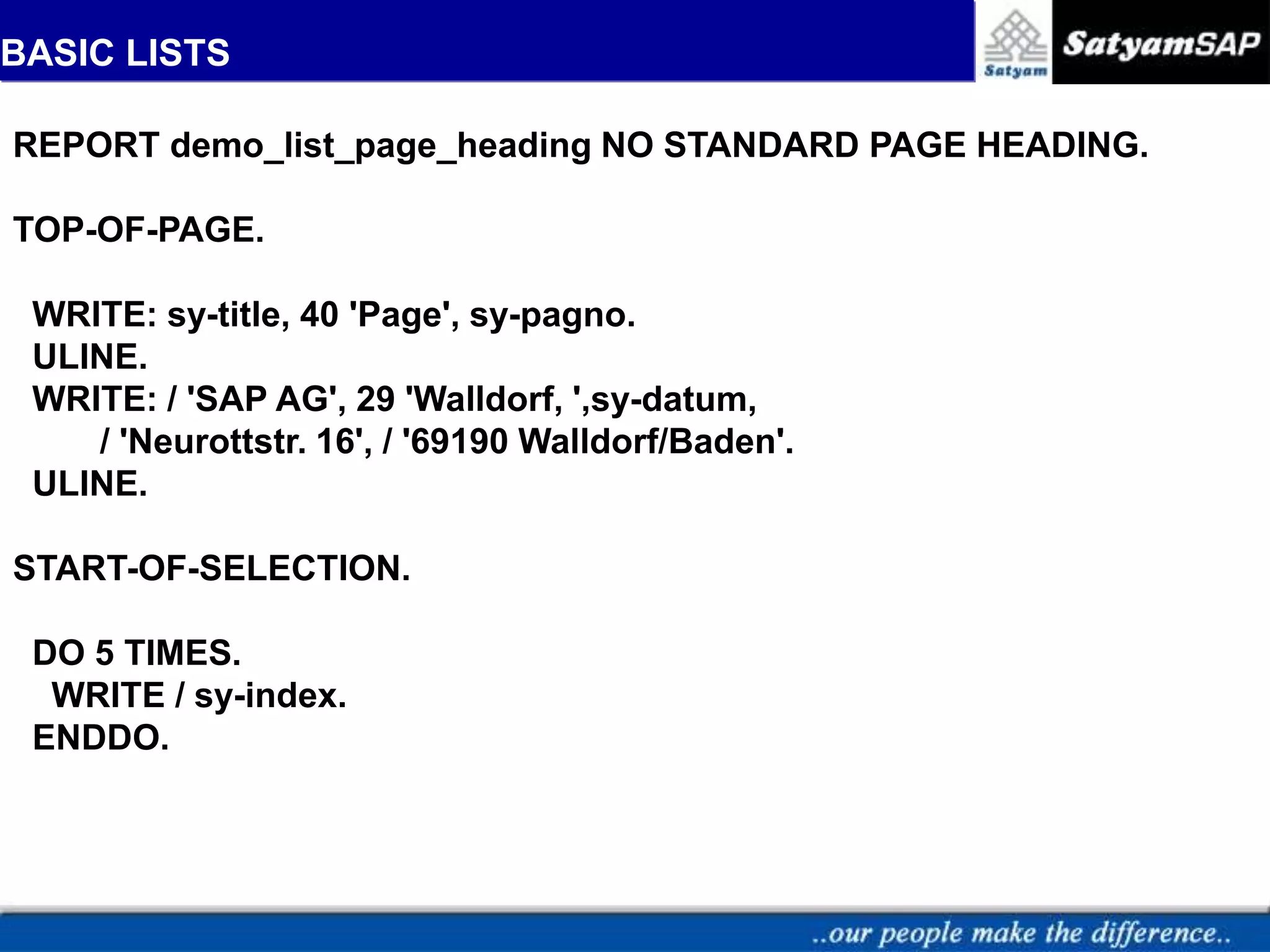 SAP-ABAP-List-Processing.ppt