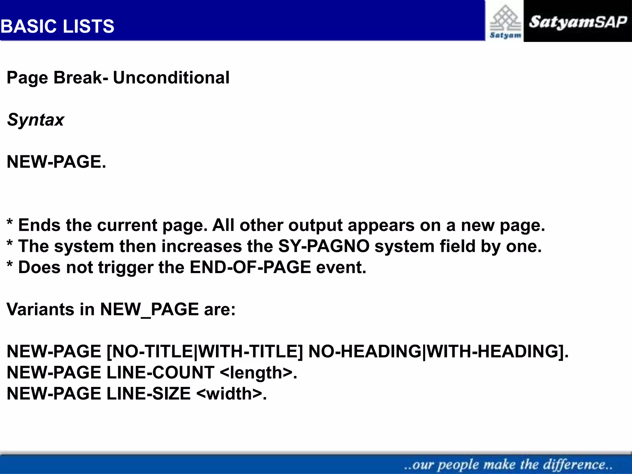 SAP-ABAP-List-Processing.ppt