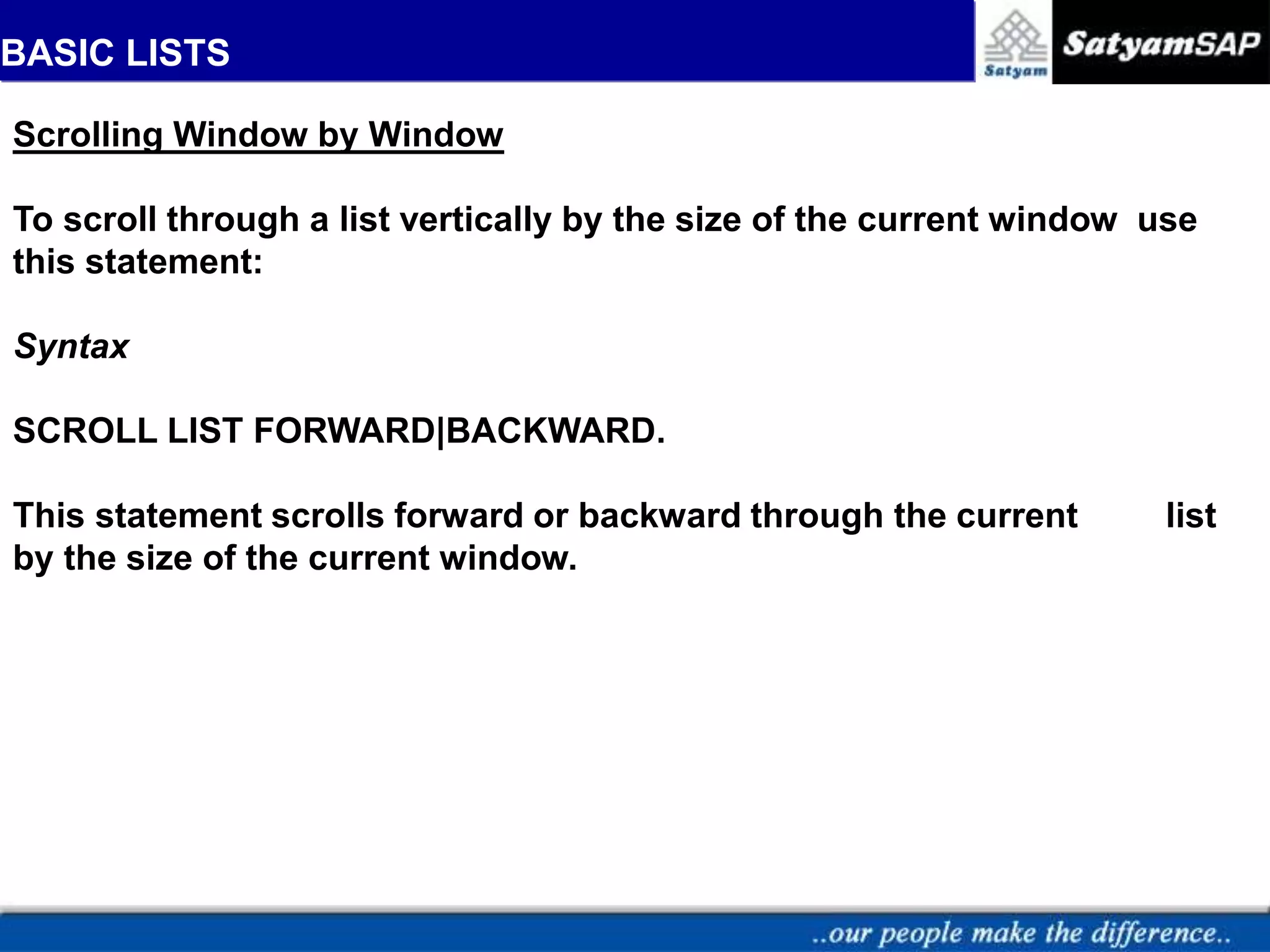 SAP-ABAP-List-Processing.ppt