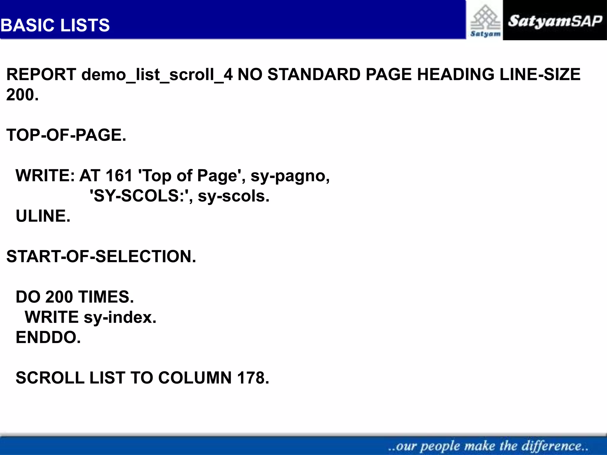 SAP-ABAP-List-Processing.ppt