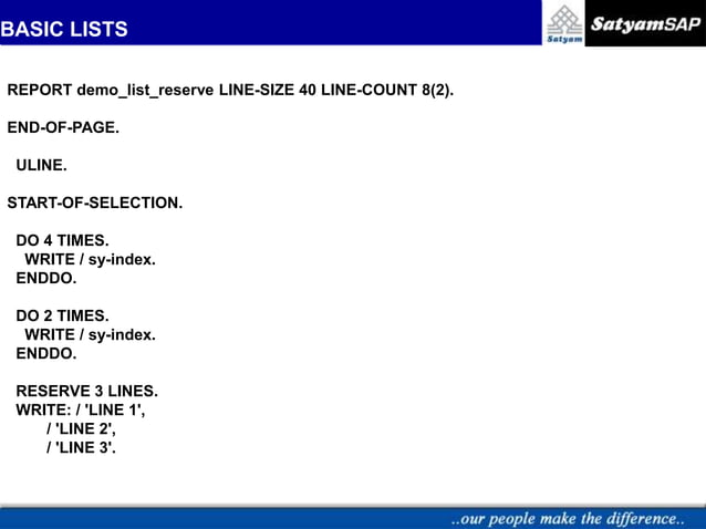 SAP-ABAP-List-Processing.ppt