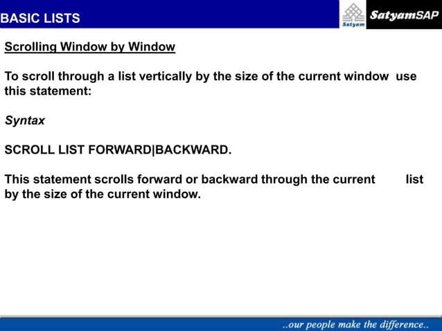 SAP-ABAP-List-Processing.ppt