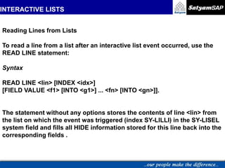 SAP-ABAP-List-Processing.ppt