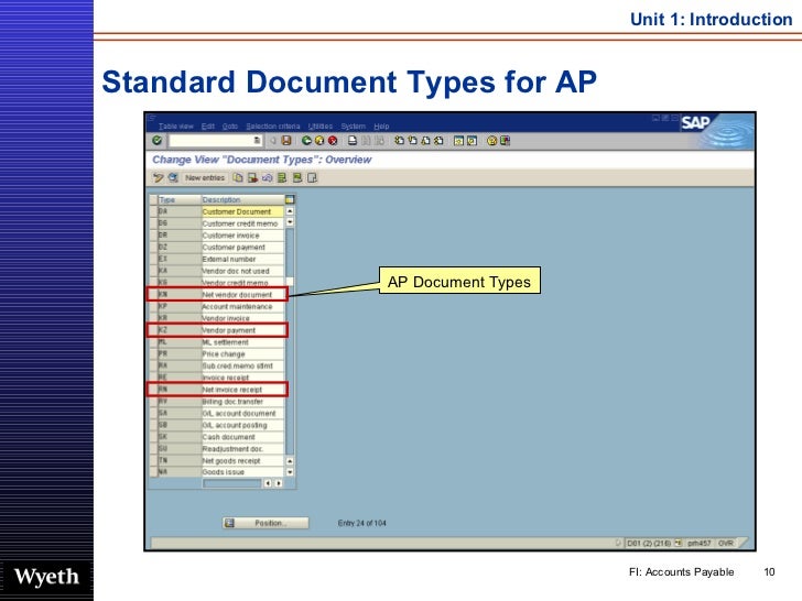 SAP Accounts Payable Introduction