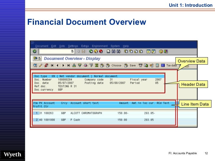 SAP Accounts Payable Introduction