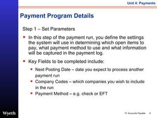 SAP Accounts Payable Payment | http://sapdocs.info