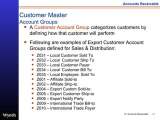 SAP Accounts Reveivable Customer Master | http://sapdocs.info