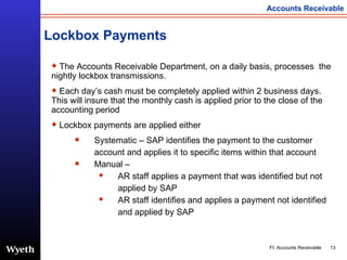 SAP Accounts Reveivable Financial Transaction | http://sapdocs.info