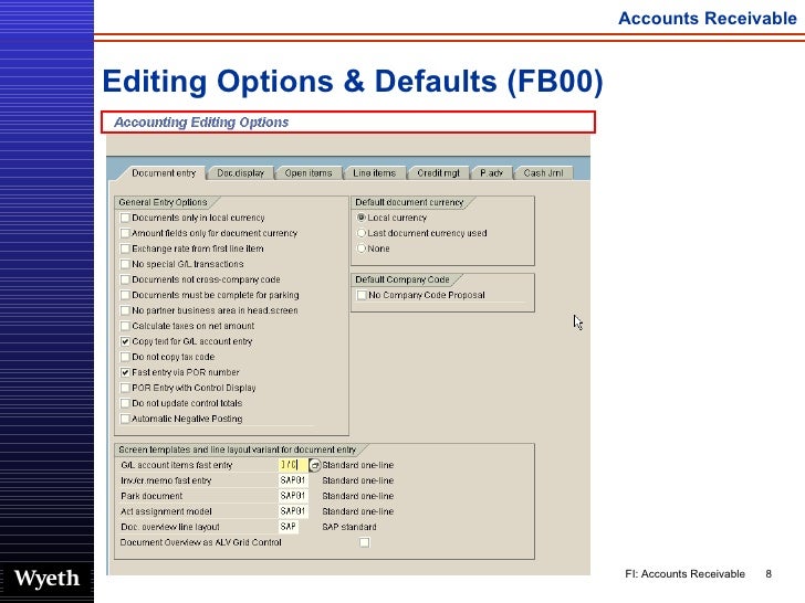 Sap Accounting Editing Options Table at Makayla Sleath blog