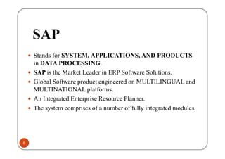Sap an enterprise application | PPT