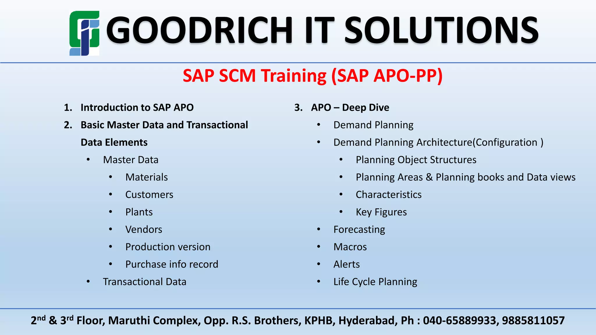 Sap apo | PPT