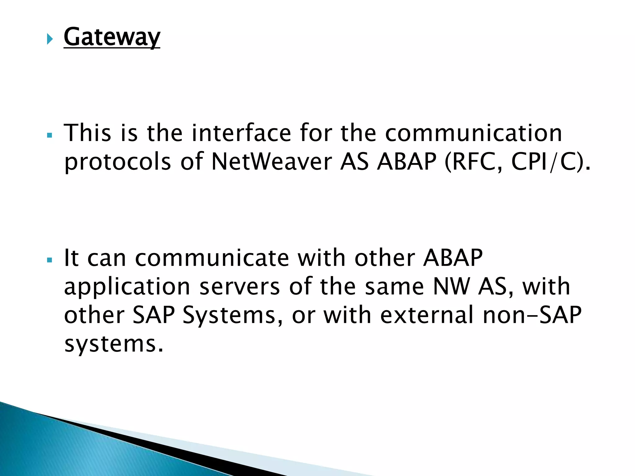 Sap architecture | PPTX