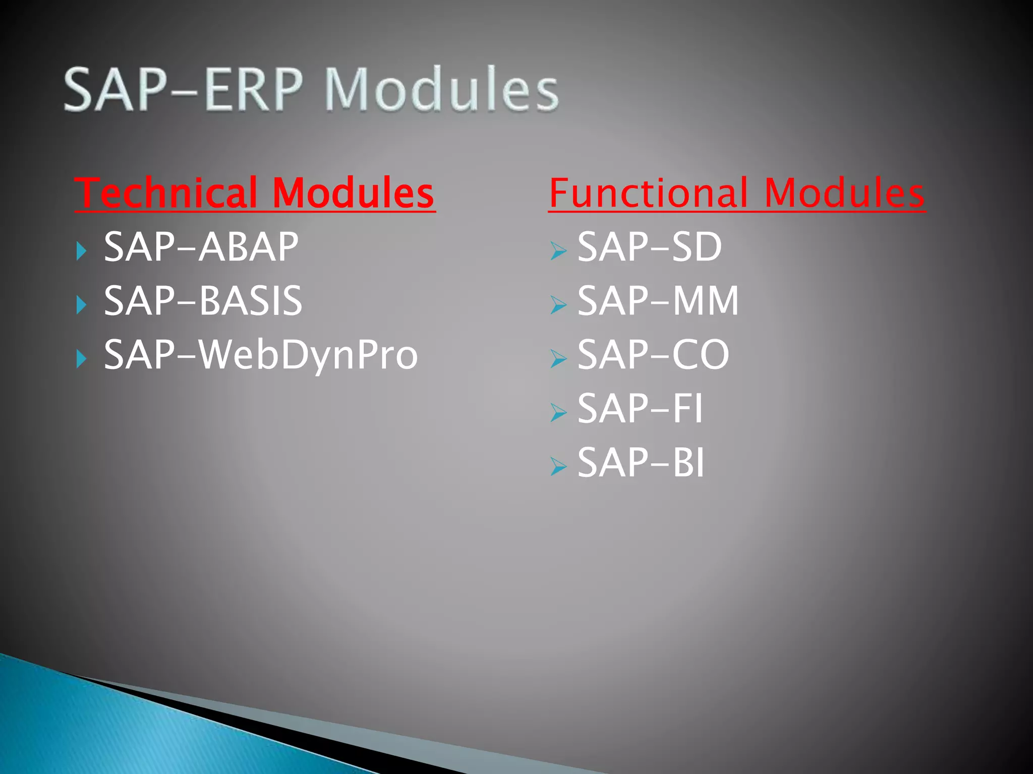 Sap architecture | PPTX