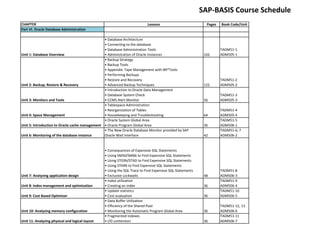 SAP BASIS Course Content | PDF