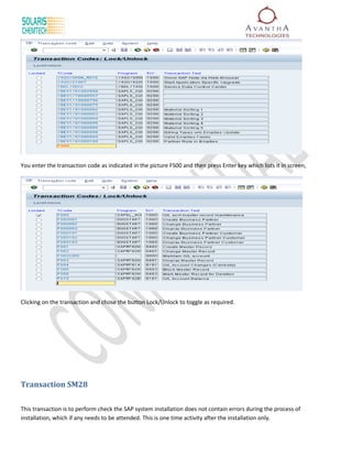 Sap basis-training-material | DOC