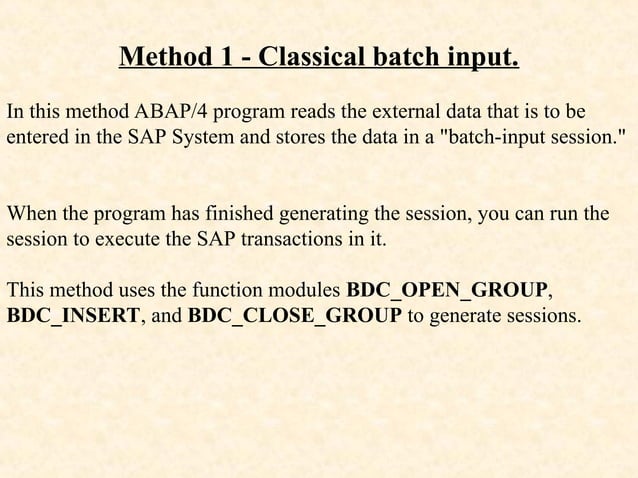 SAP-BDC know as Batch data conversion.ppt