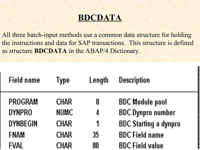 SAP-BDC know as Batch data conversion.ppt