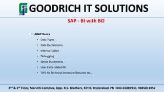 Sap bi bo | PPTX