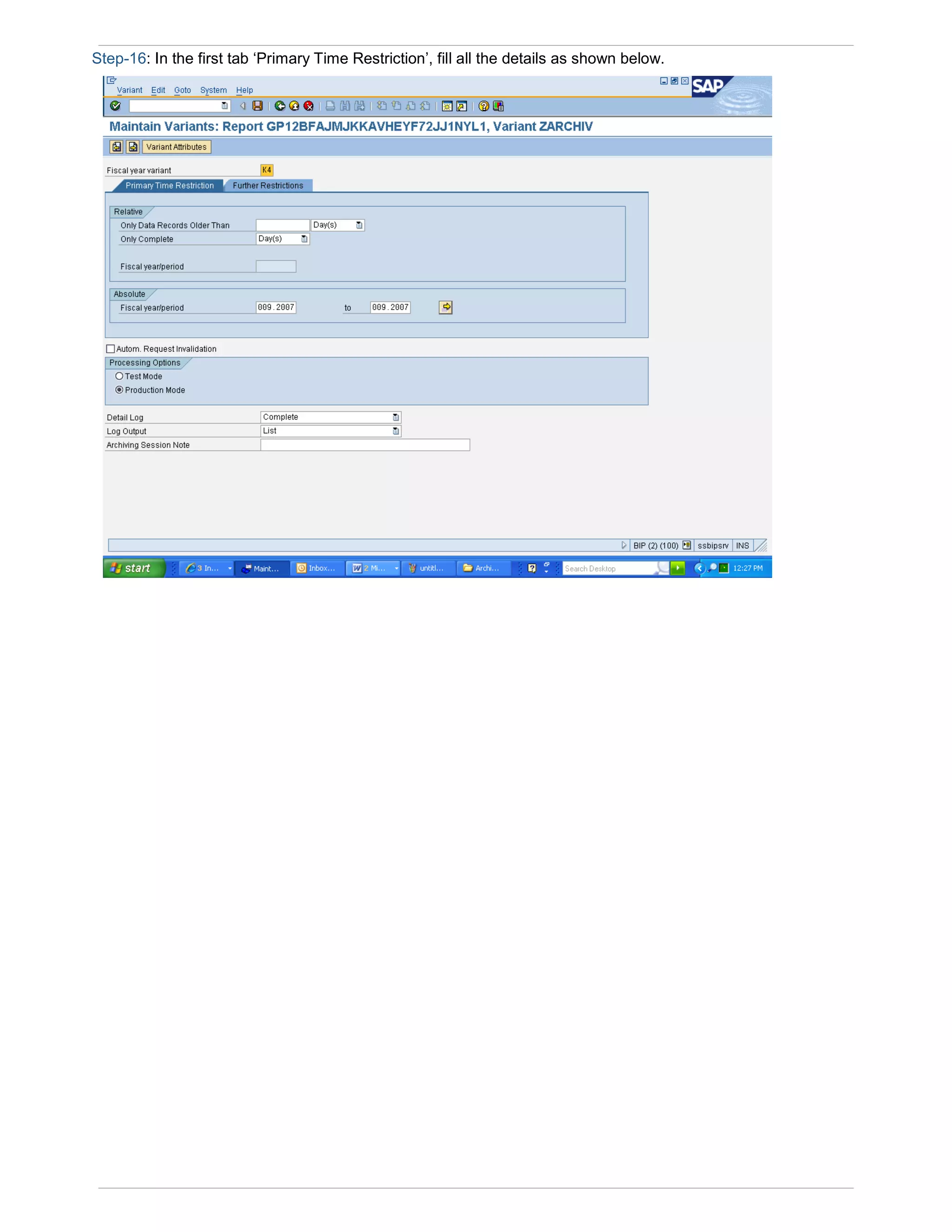 Sap bi step by step procedure for data archiving by adk and reloading archived data | PDF