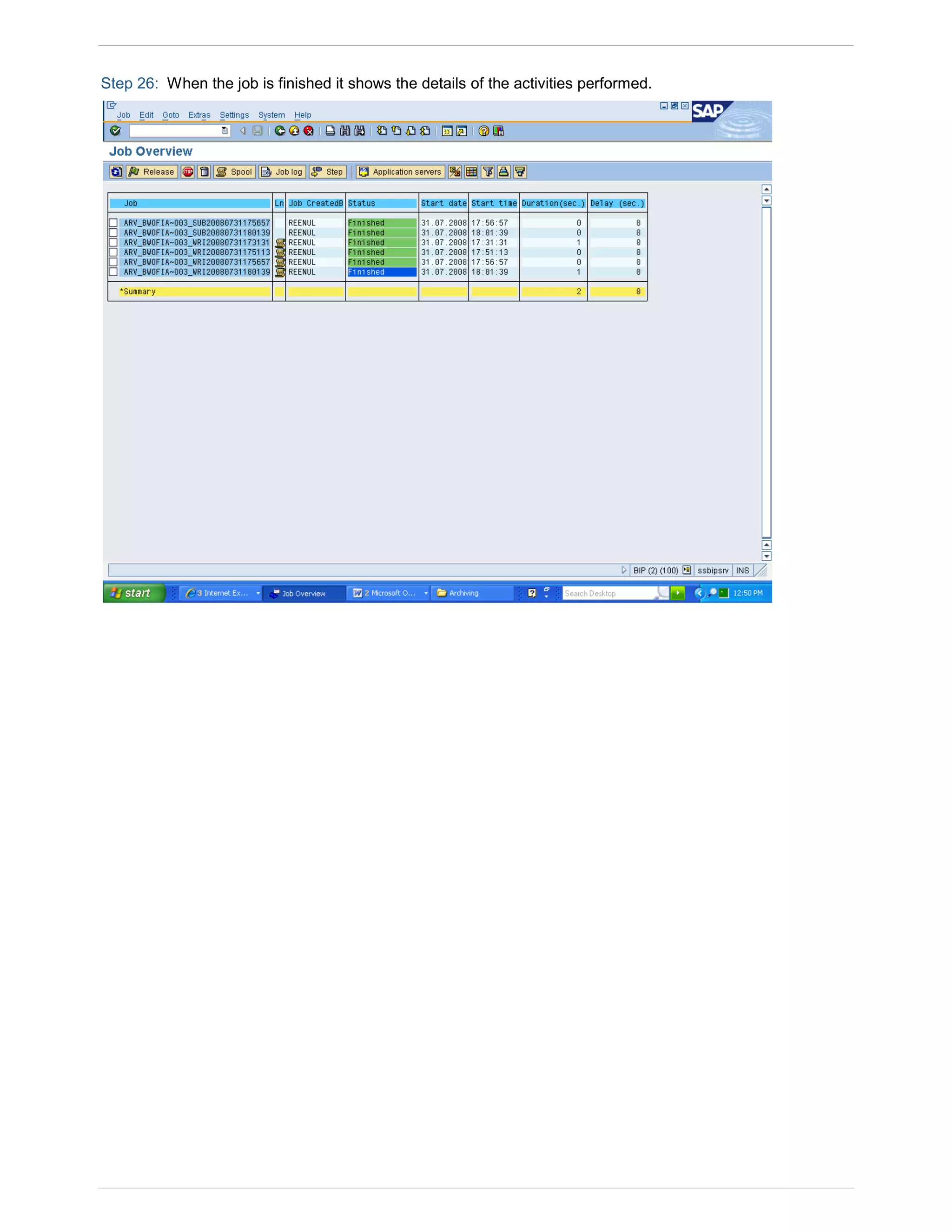 Sap bi step by step procedure for data archiving by adk and reloading ...