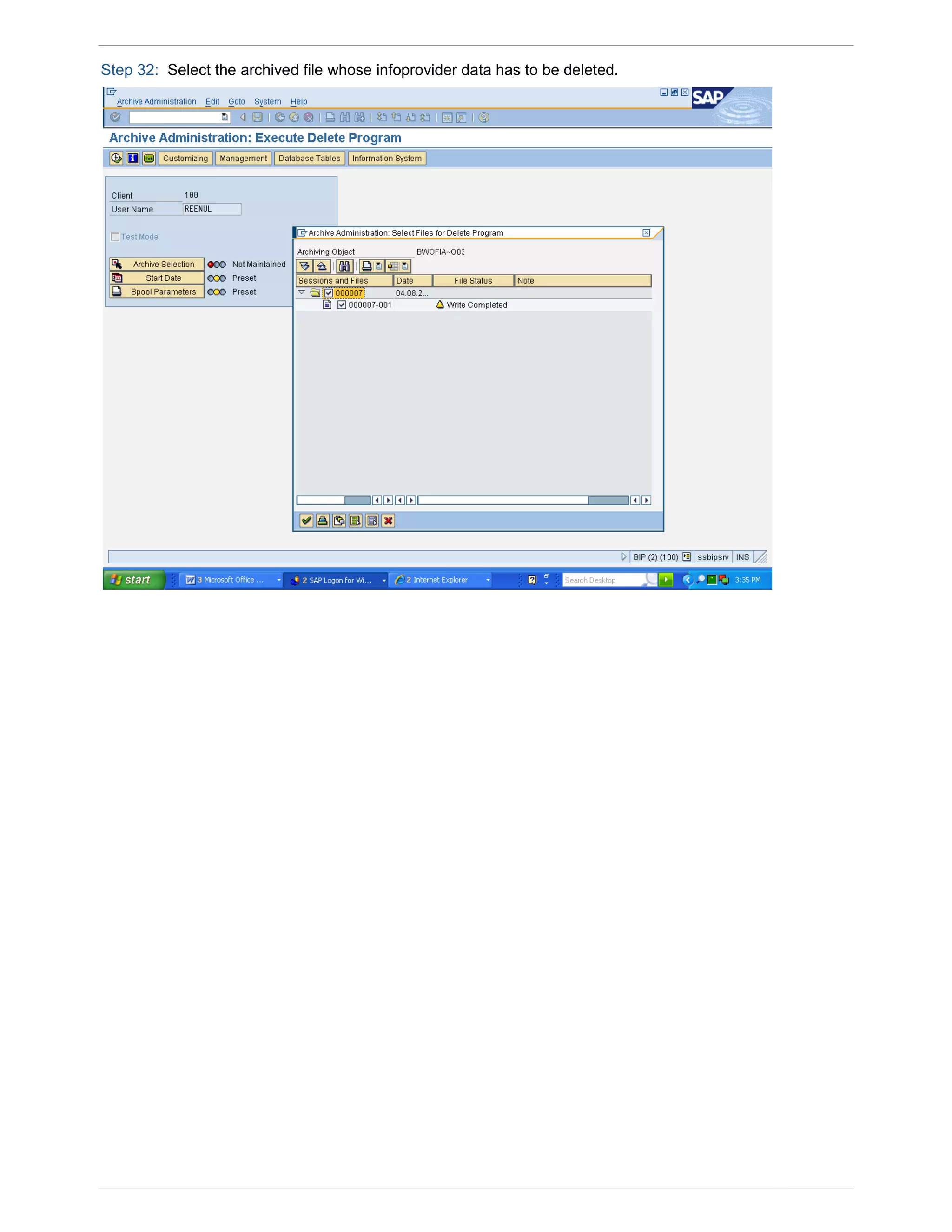 Sap bi step by step procedure for data archiving by adk and reloading archived data | PDF