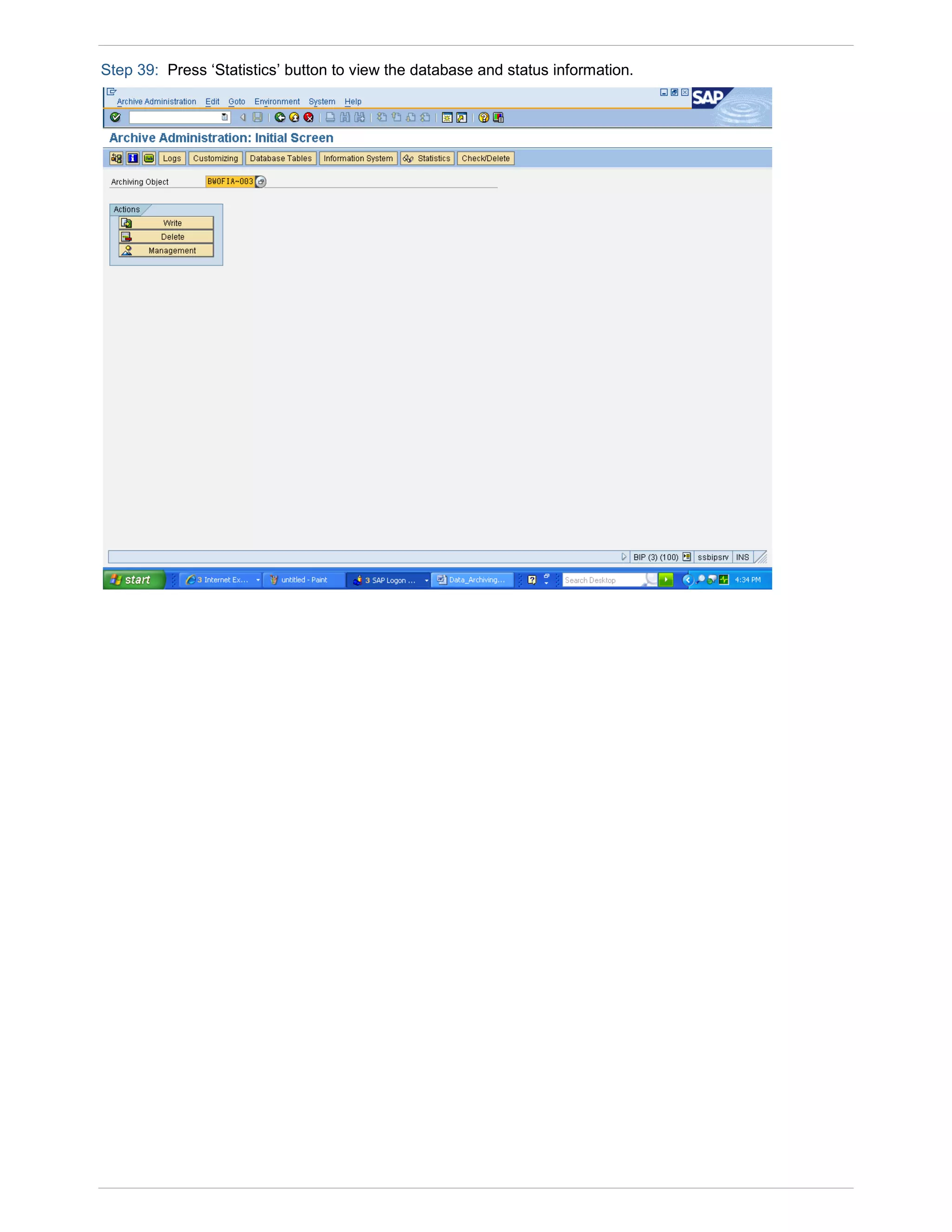 Sap bi step by step procedure for data archiving by adk and reloading ...