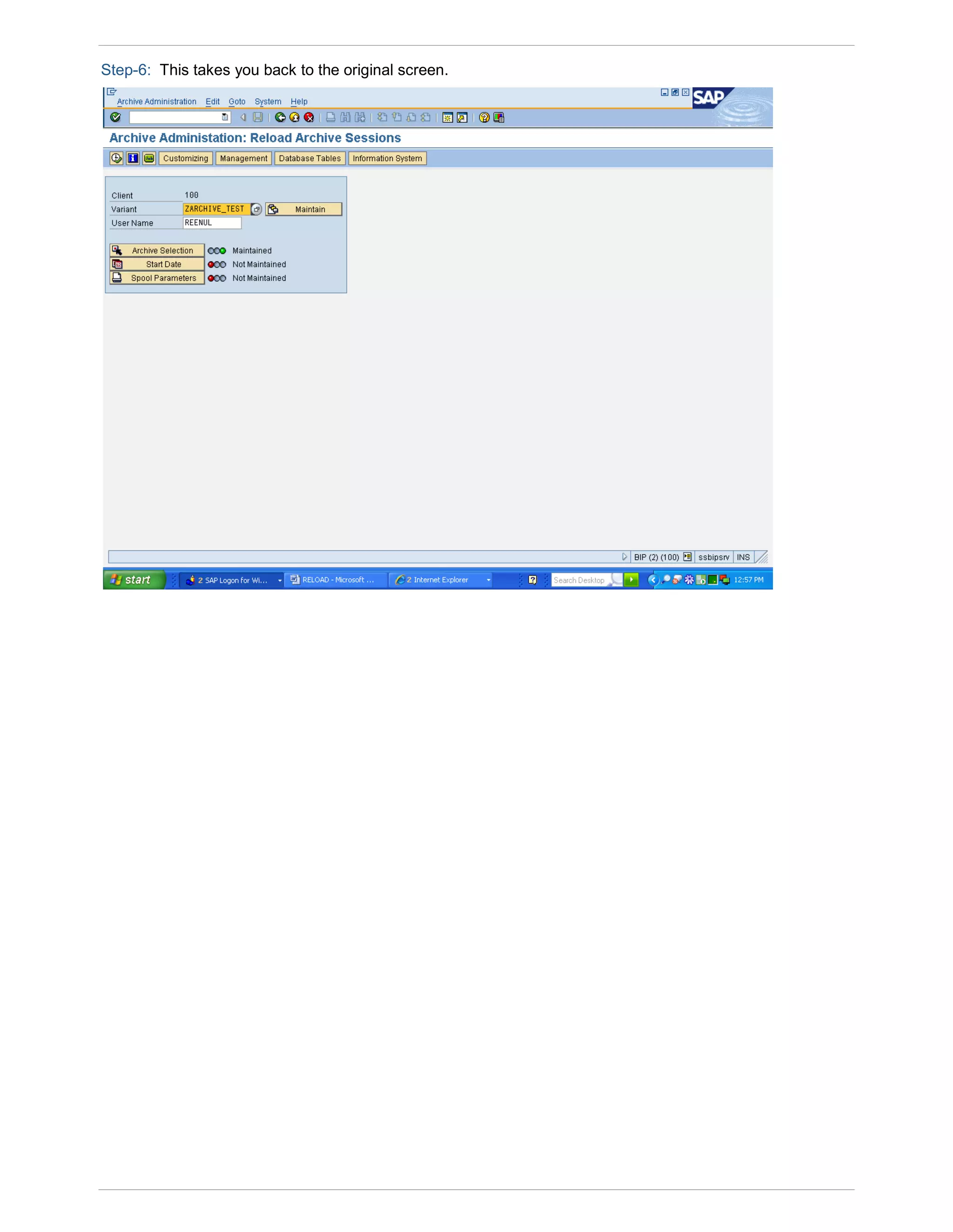 Sap bi step by step procedure for data archiving by adk and reloading ...