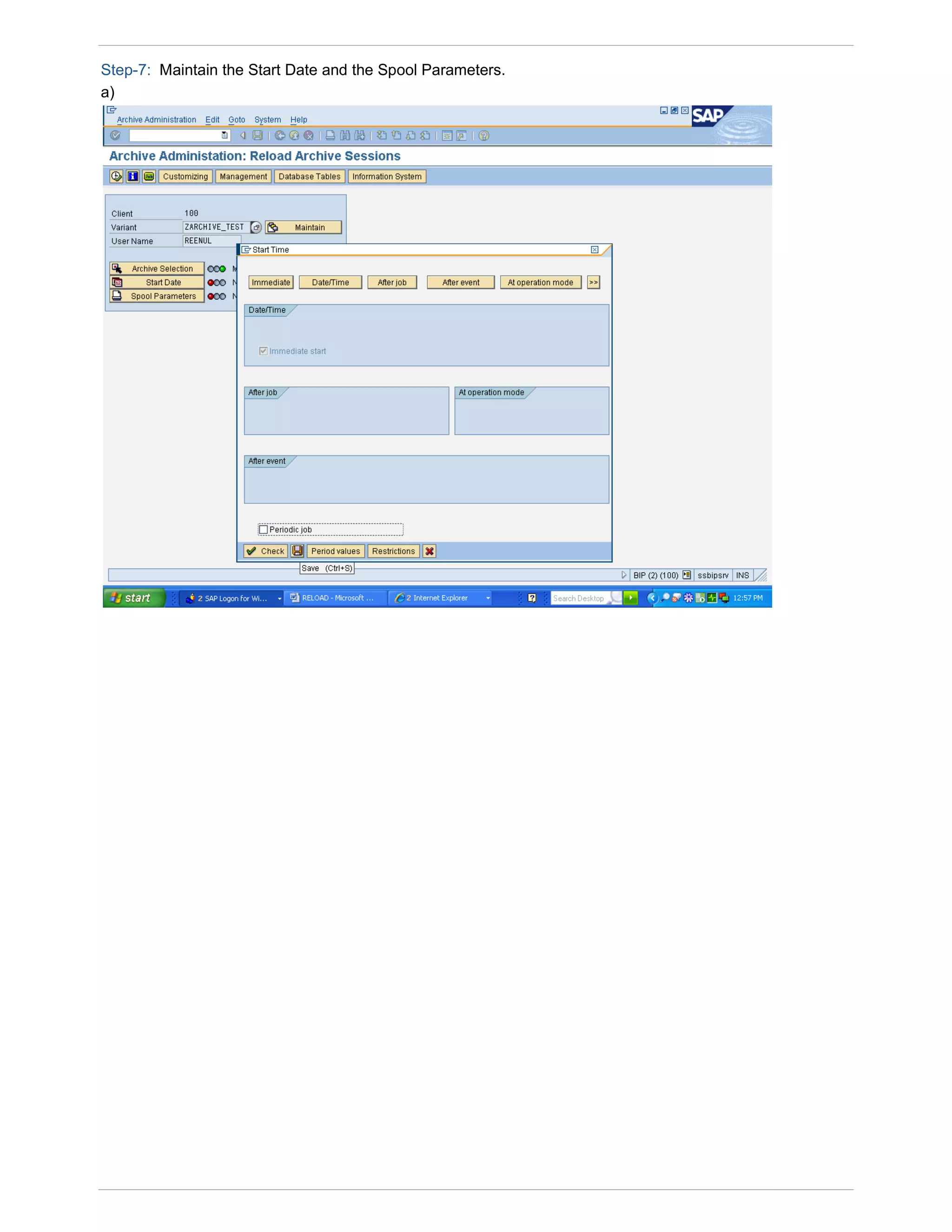 Sap bi step by step procedure for data archiving by adk and reloading ...