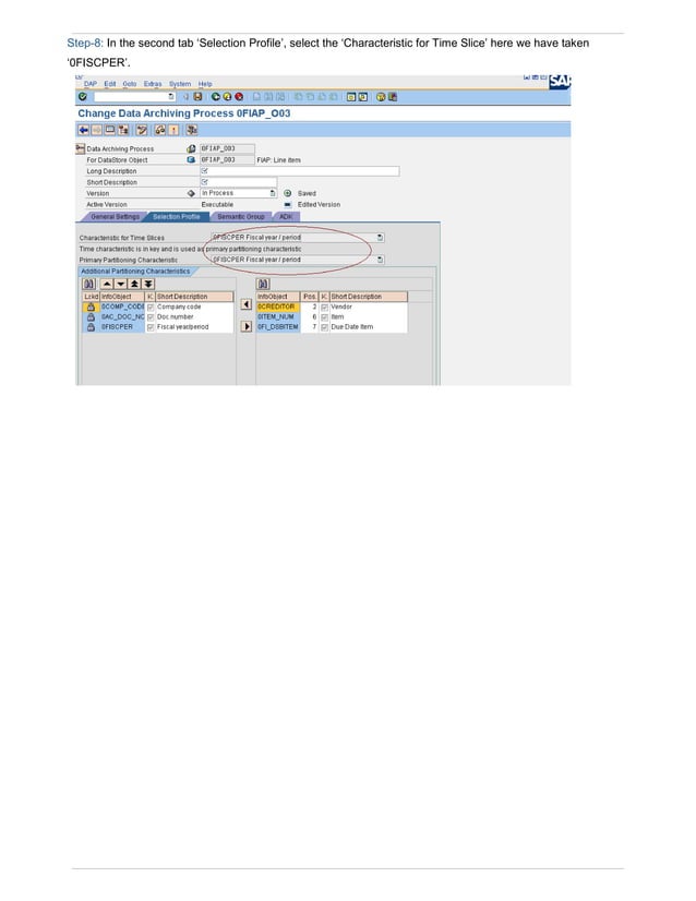 Sap bi step by step procedure for data archiving by adk and reloading archived data | PDF